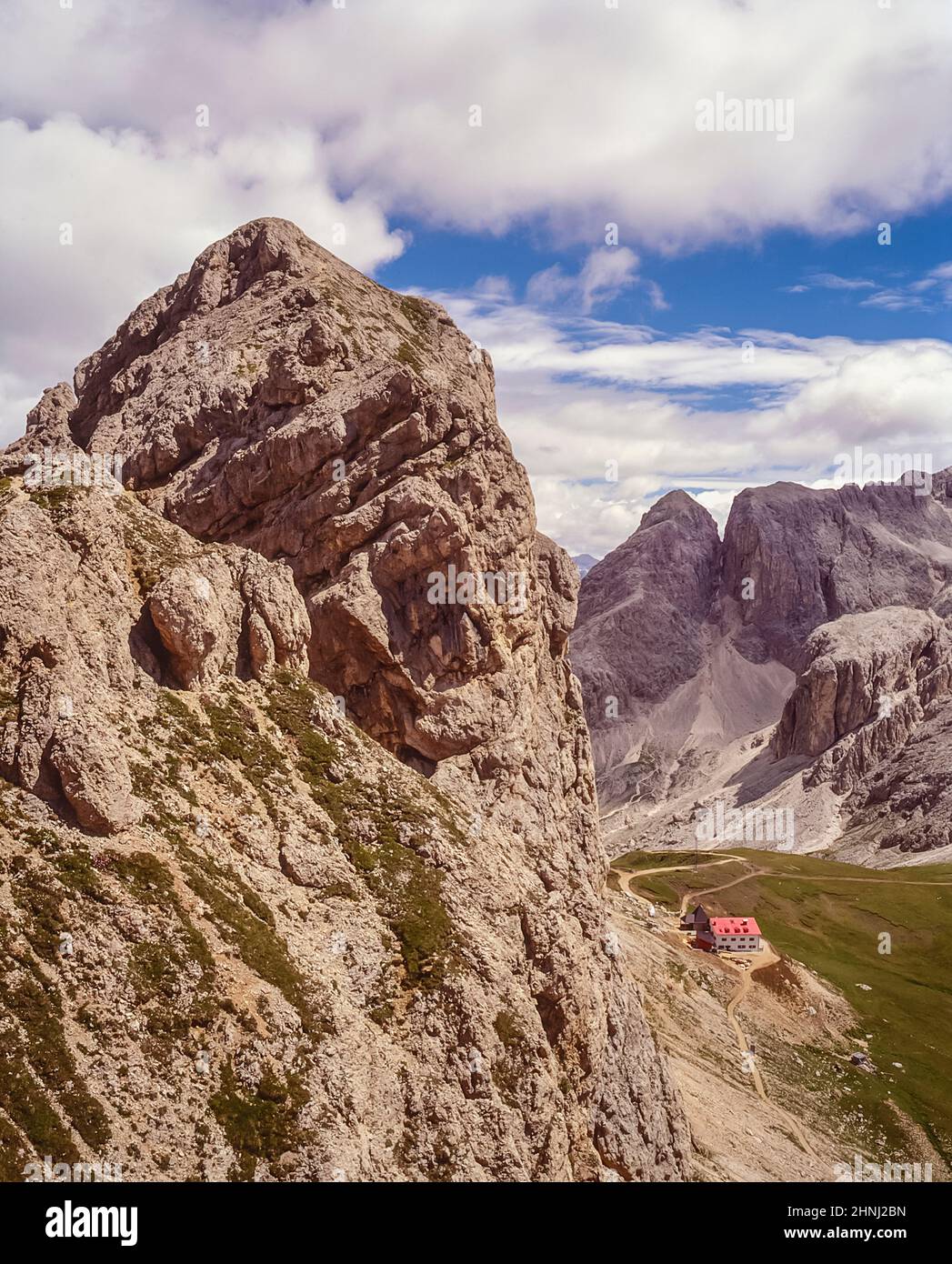 Rifugio tierser alp hut hi-res stock photography and images - Alamy