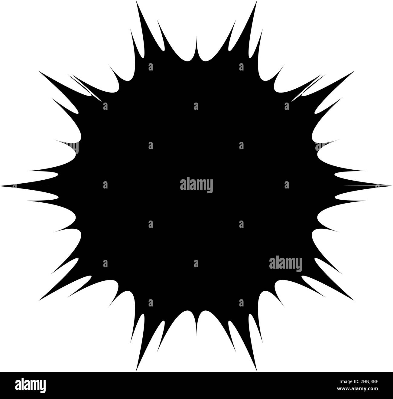 Abstract geometric form, shape. Distorted, deformed patch element ...