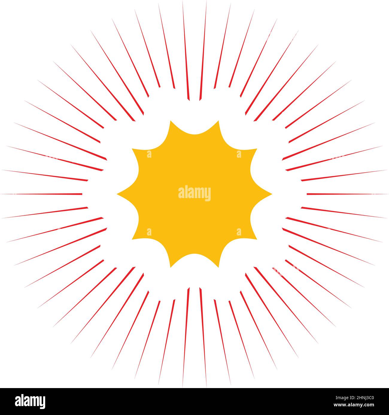 Price flash, starburst, sunburst icon, shape vector - stock vector ...