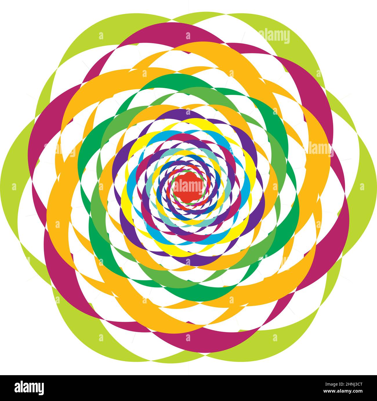 Geometric, abstract visual art shape, design element - stock vector ...