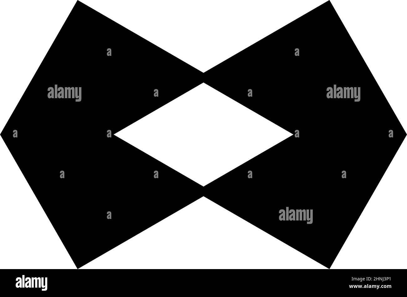 Simple abstract geometric form(s), shape(s). Random, angular vetor ...