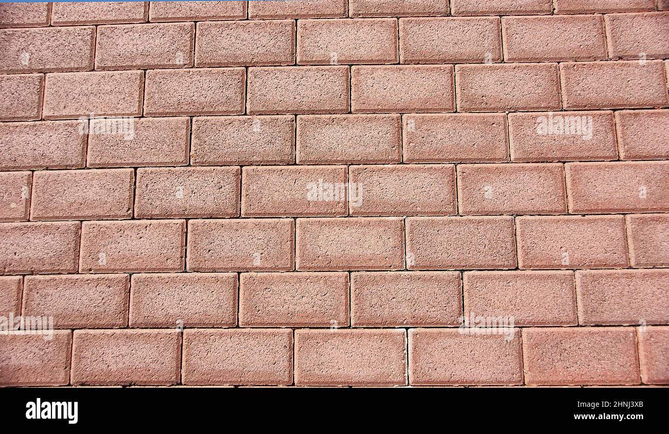 Red brick wall for backgrounds and textures Stock Photo - Alamy
