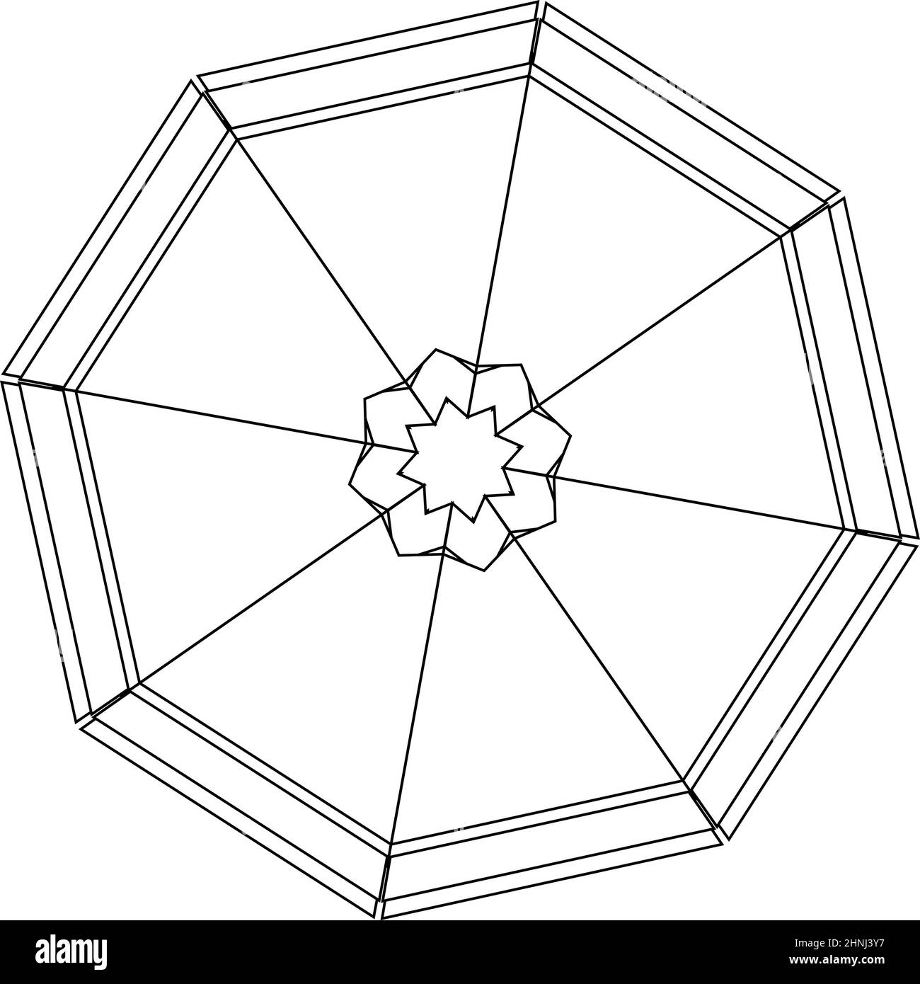 Geometric abstract icon, symbol motif - stock vector illustration, clip ...