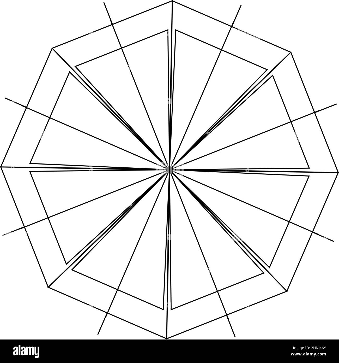 Geometric abstract icon, symbol motif - stock vector illustration, clip ...