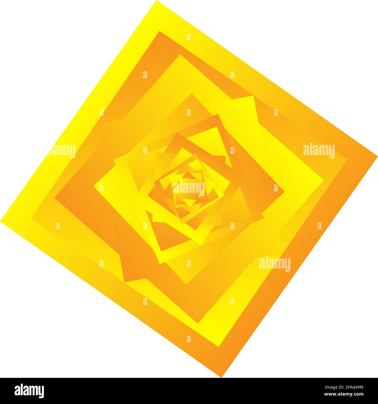 Geometric square design shape with random shaded, gradient fill - stock ...