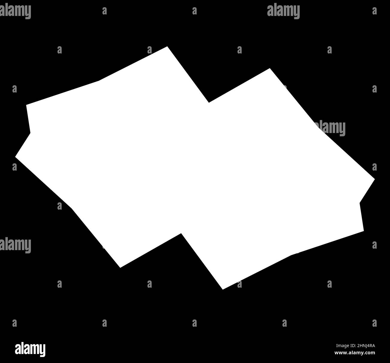 Simple abstract geometric form(s), shape(s). Random, angular vetor ...