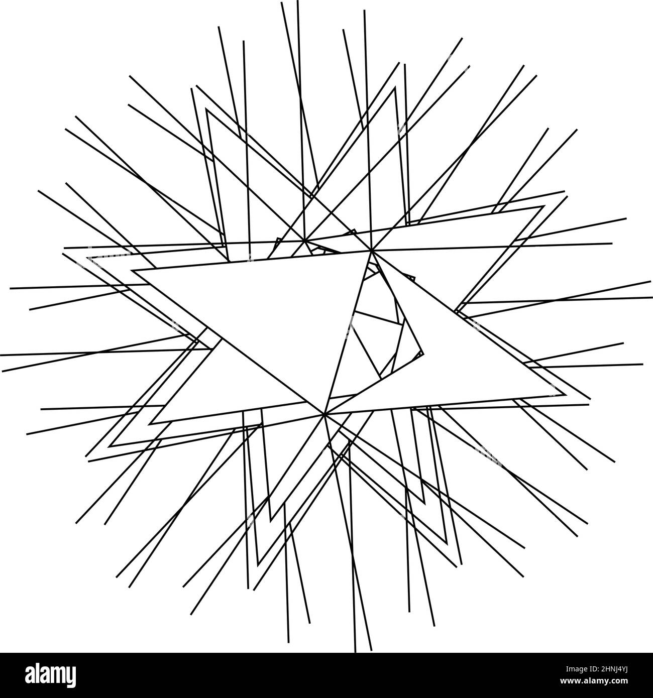 Geometric abstract icon, symbol motif - stock vector illustration, clip ...