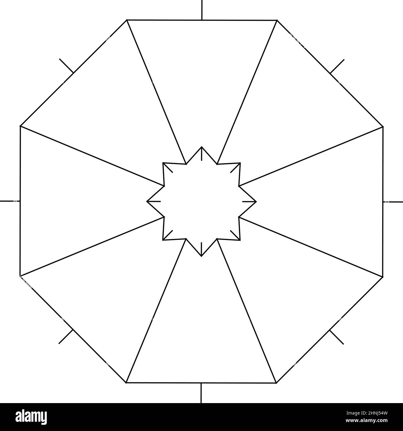 Geometric abstract icon, symbol motif - stock vector illustration, clip ...