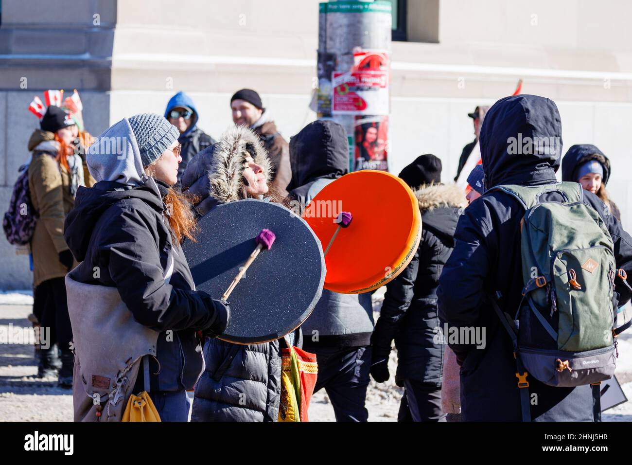 The Freedom Convoy Ottawa Canada Stock Photo - Alamy