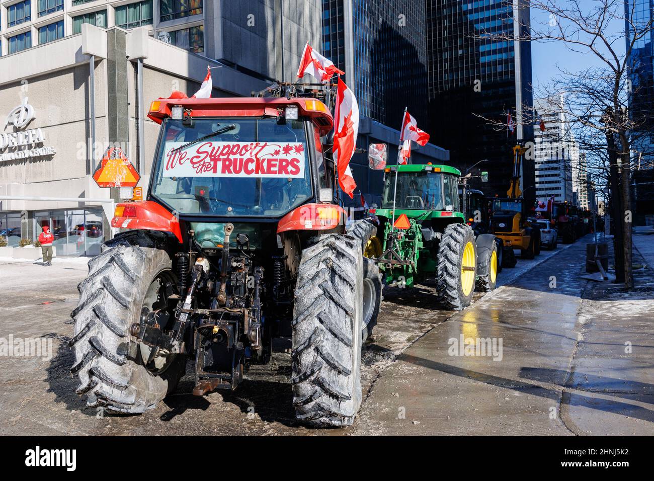 The Freedom Convoy Ottawa Canada Stock Photo - Alamy