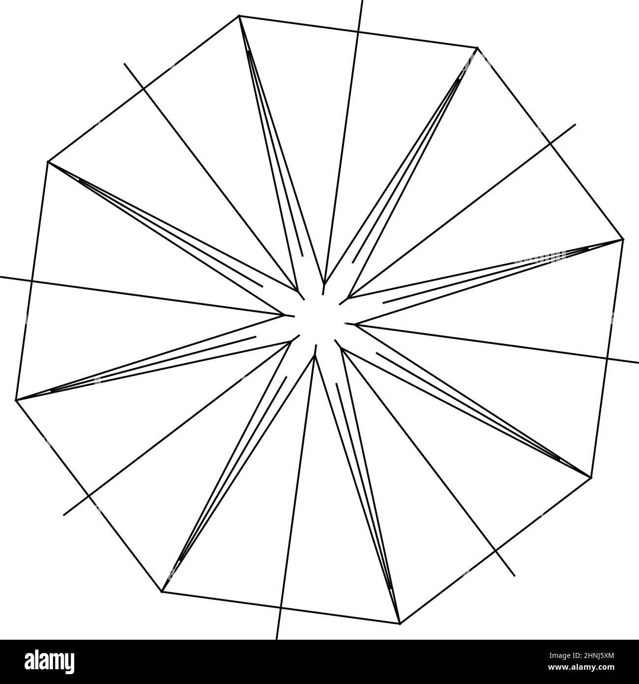 Geometric abstract icon, symbol motif - stock vector illustration, clip ...