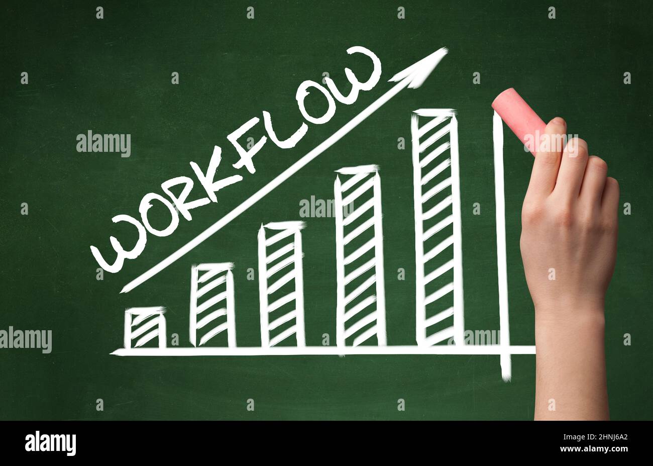 Hand drawing business concept Stock Photo - Alamy