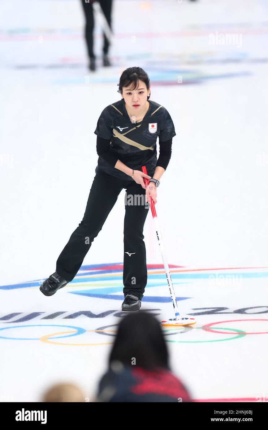 Beijing, China. 17th Feb, 2022. Chinami Yoshida (JPN) Curling : Women's ...