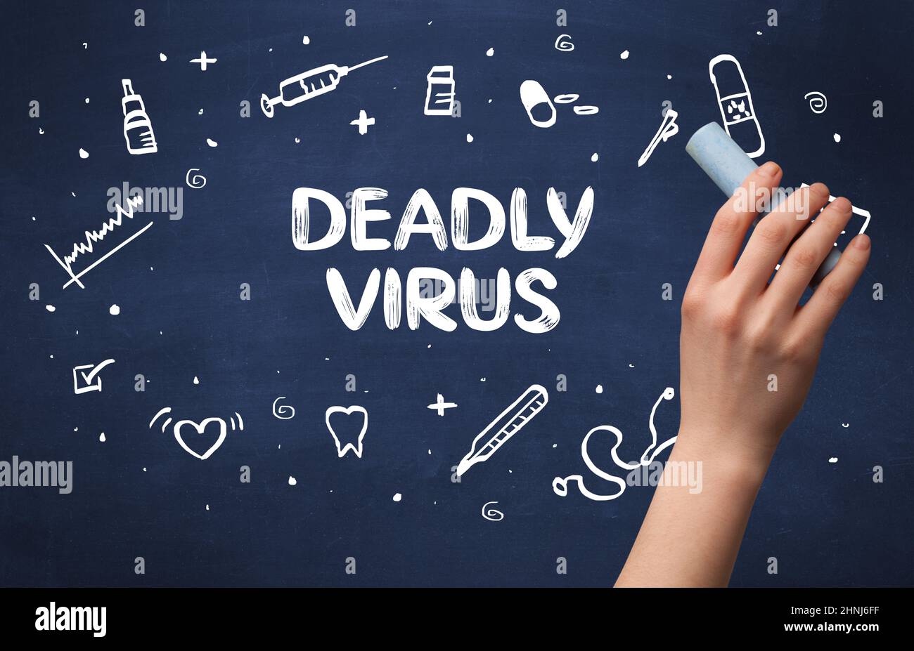 Hand drawing medical concept Stock Photo - Alamy