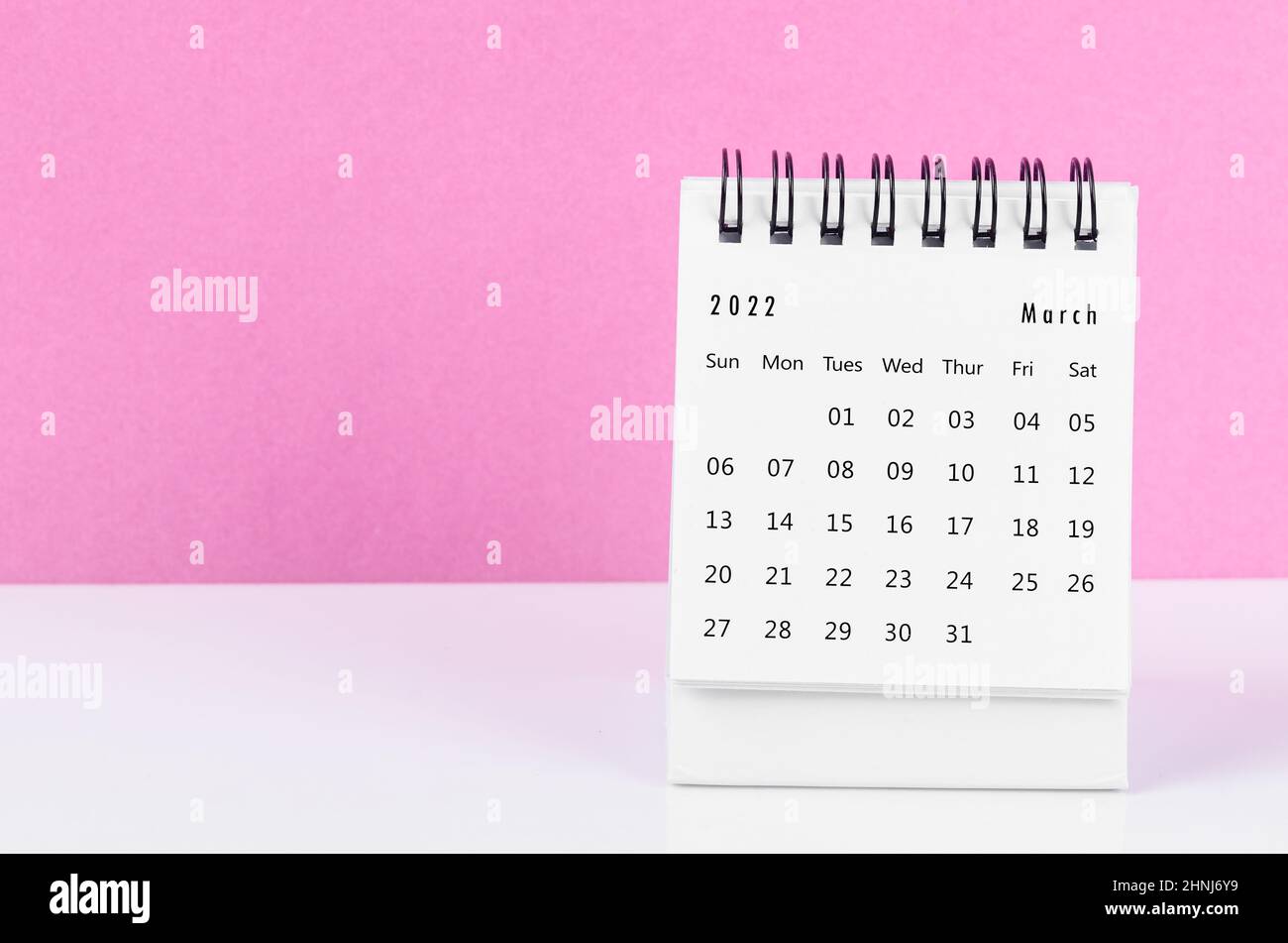 March 2022 Desktop Calendar