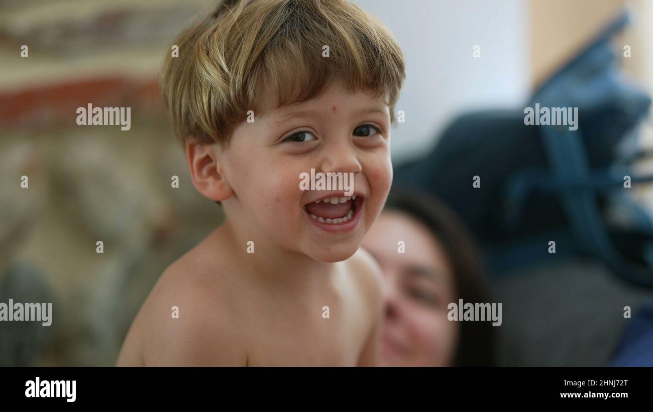Little boy smiling portrait child face smile Stock Photo - Alamy
