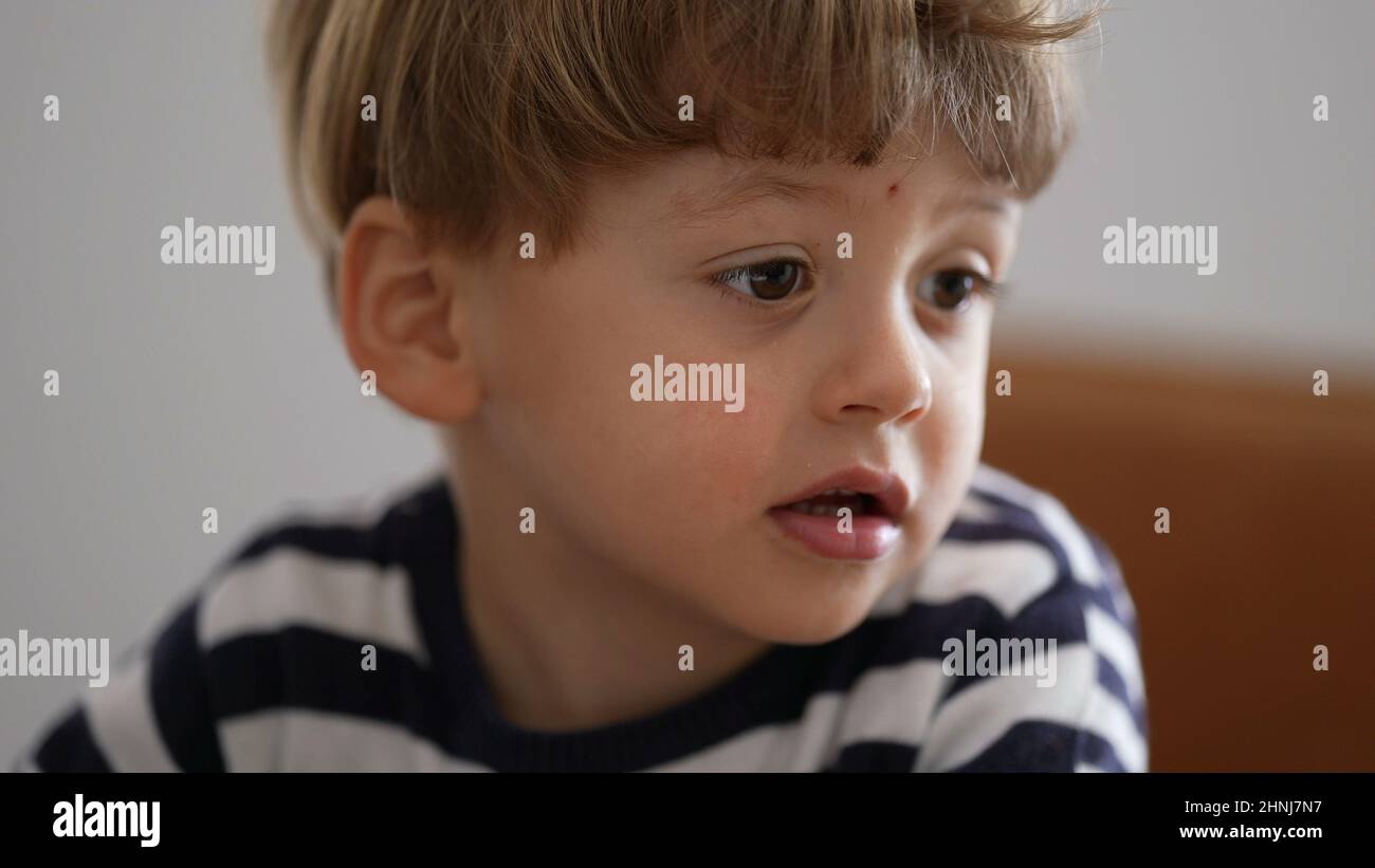 One little boy child portrait Stock Photo - Alamy