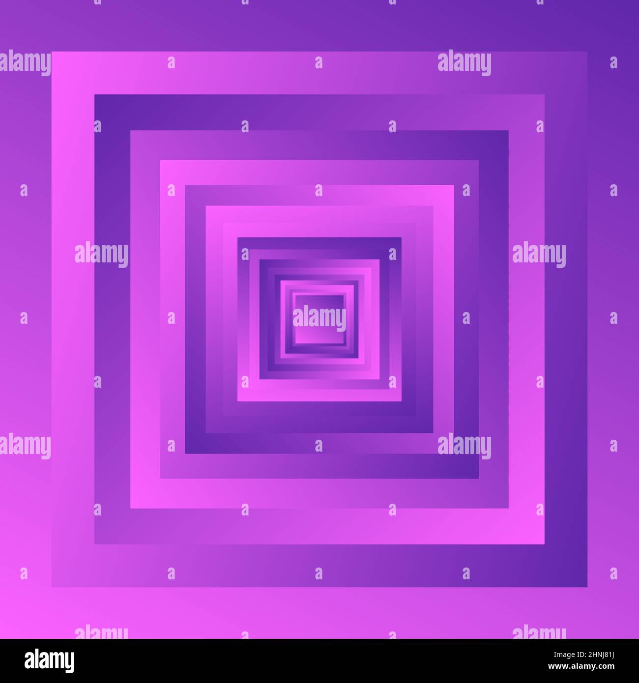 Geometric square design shape with random shaded, gradient fill - stock ...