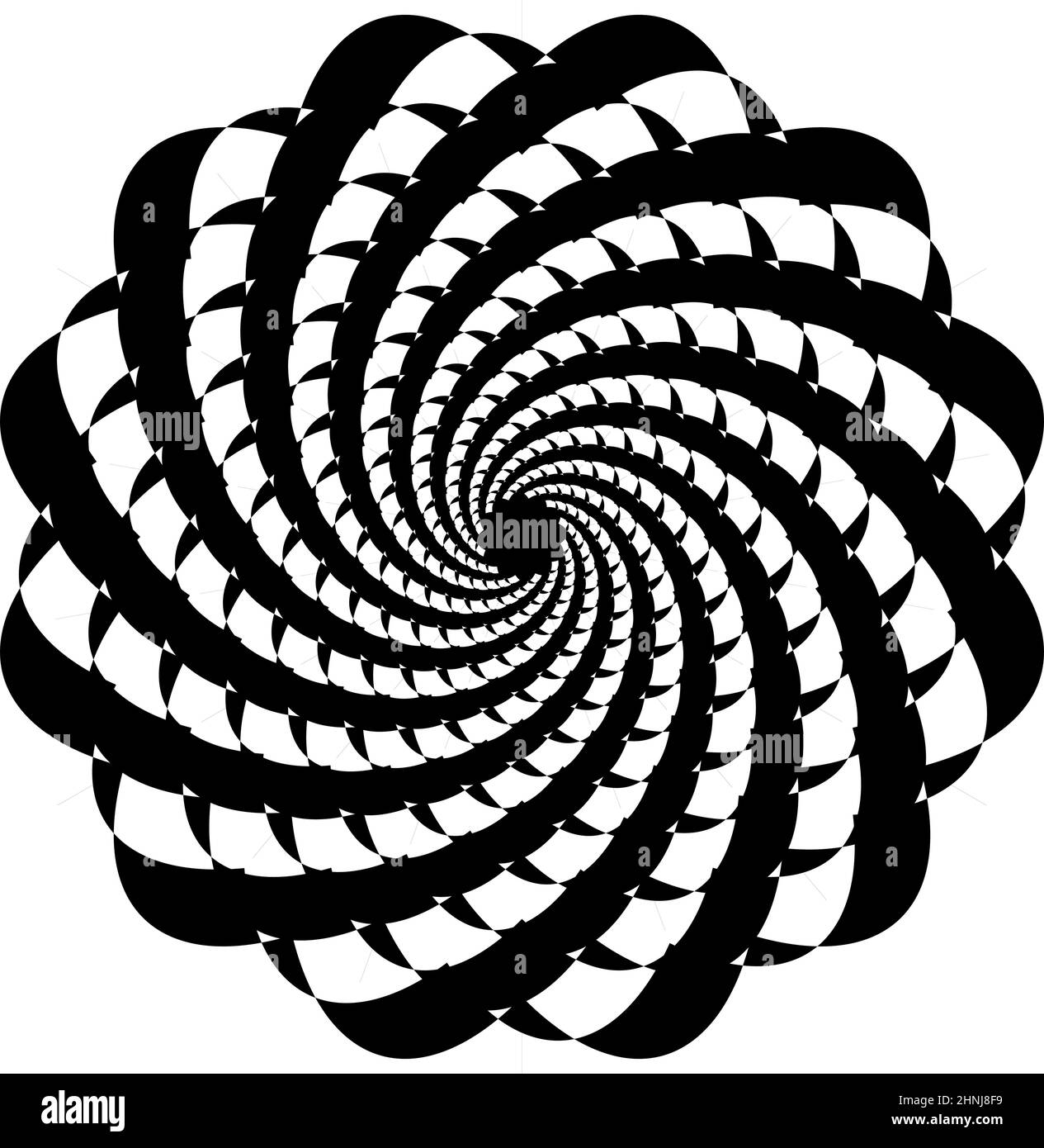 Geometric, abstract visual art shape, design element - stock vector ...
