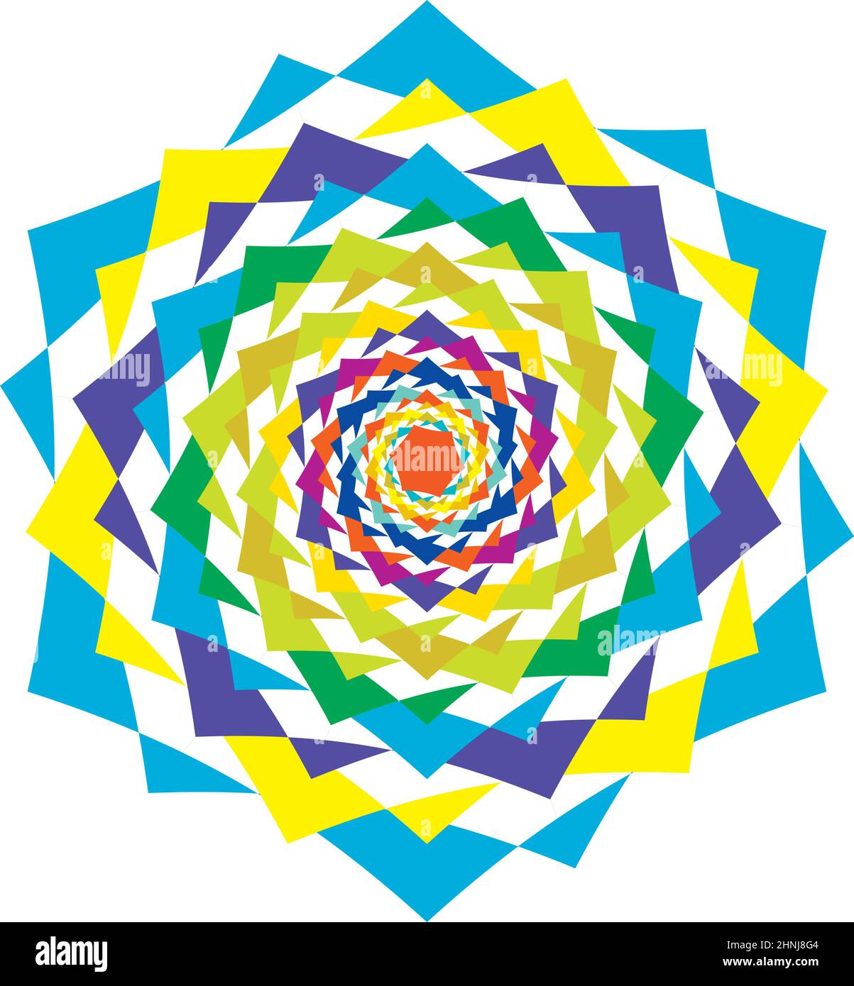 Geometric, abstract visual art shape, design element - stock vector ...