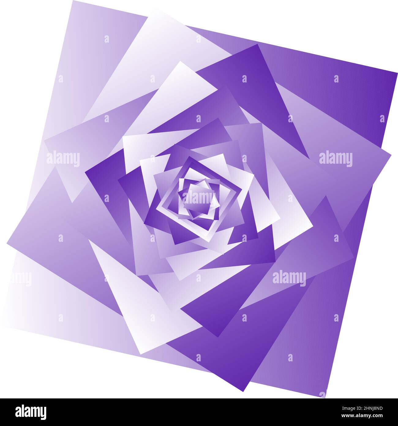 Geometric square design shape with random shaded, gradient fill - stock ...