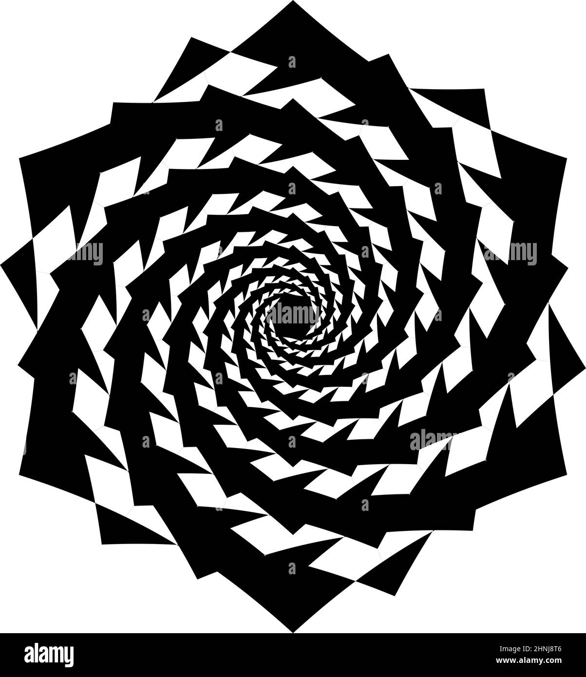 Geometric, abstract visual art shape, design element - stock vector ...