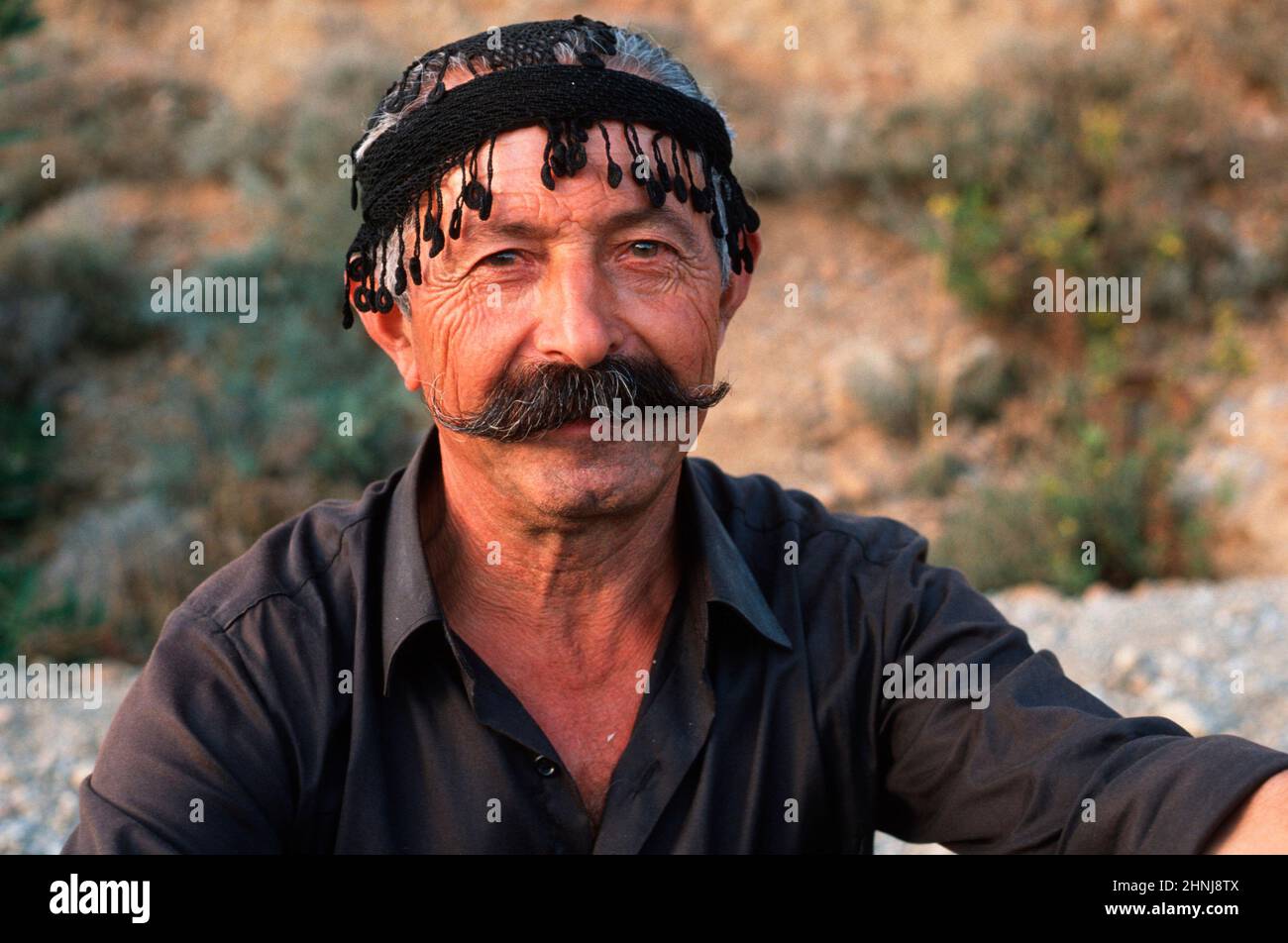 Old man, Crete, Greece, Europe Stock Photo - Alamy