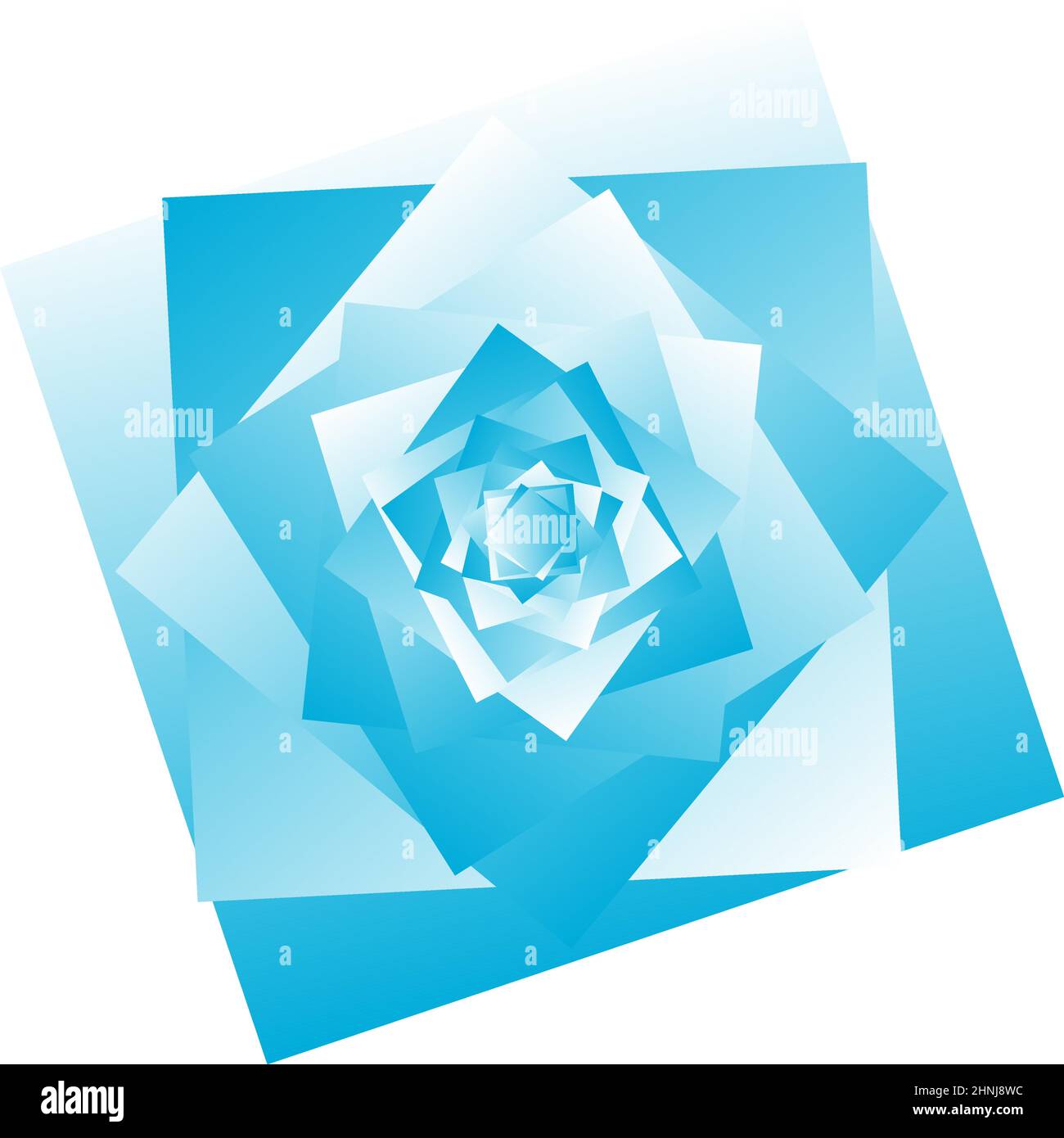 Geometric square design shape with random shaded, gradient fill - stock ...