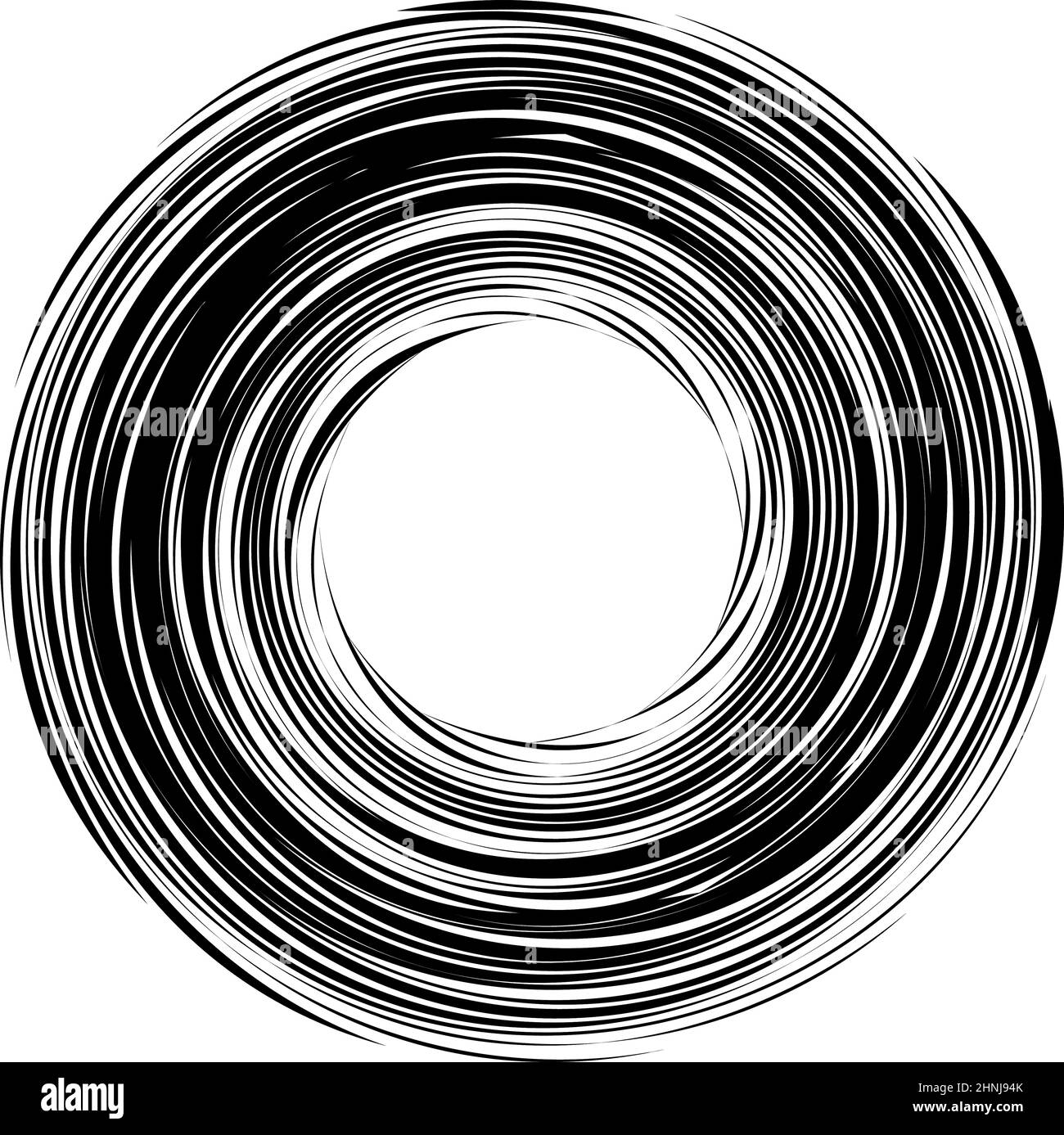 Spiral, swirl, twirl design shape set - stock vector illustration, clip ...