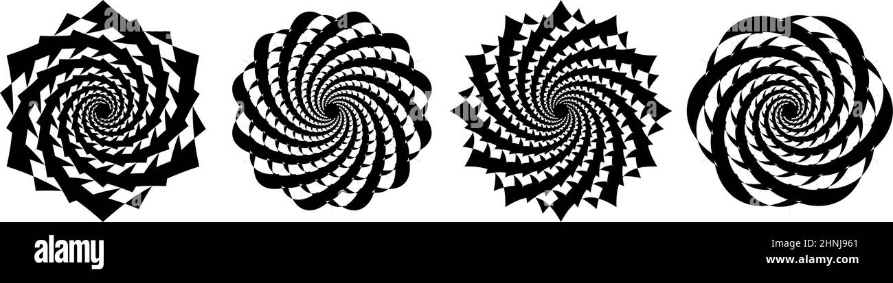 Geometric, abstract visual art shape, design element - stock vector ...