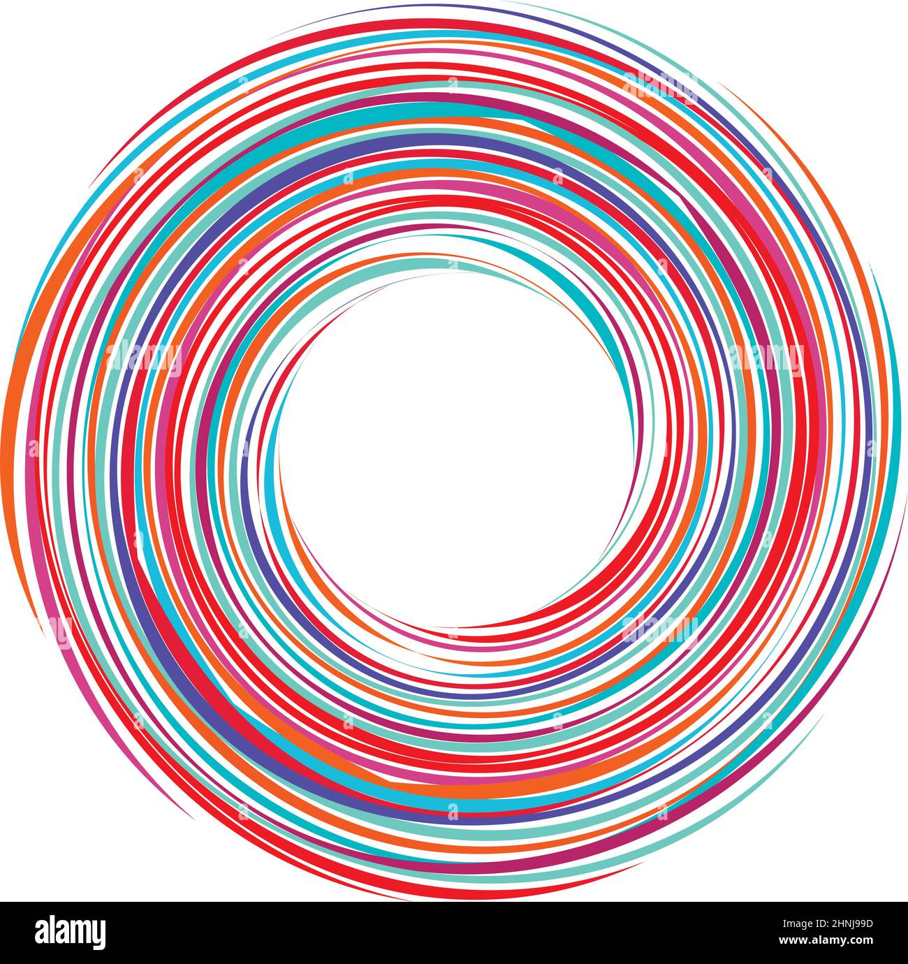 Spiral, swirl, twirl design shape set - stock vector illustration, clip ...