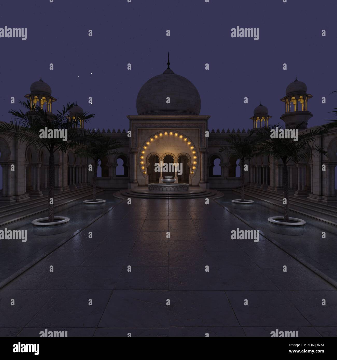 Fantasy building arabian night hi-res stock photography and images - Alamy