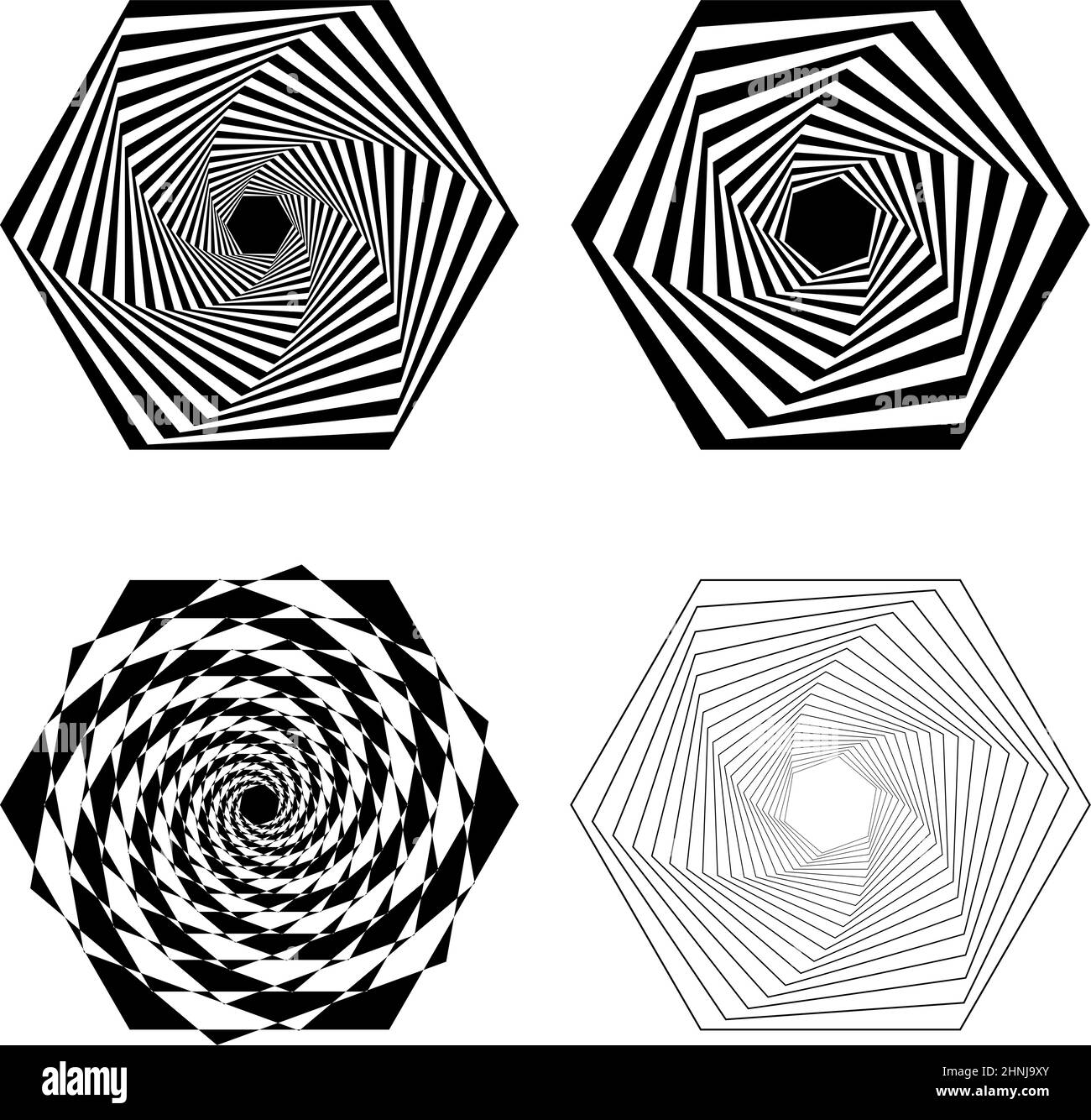 Geometric, abstract visual art shape, design element - stock vector ...