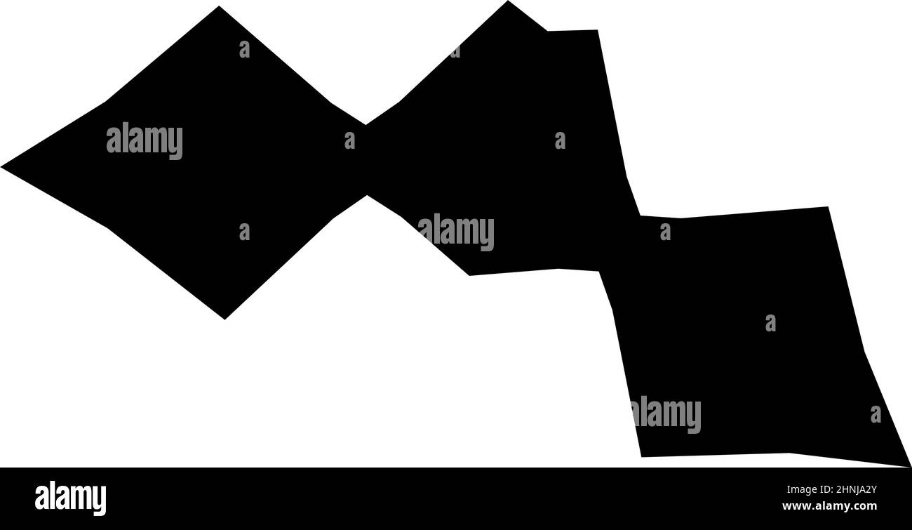 Simple abstract geometric form(s), shape(s). Random, angular vetor ...