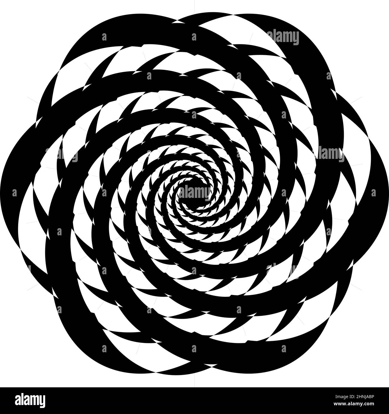 Geometric, abstract visual art shape, design element - stock vector ...