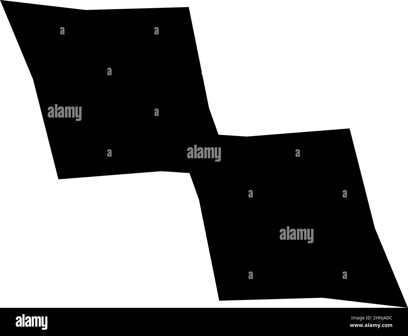 Simple abstract geometric form(s), shape(s). Random, angular vetor ...