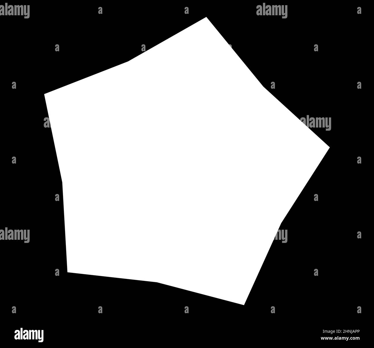 Simple abstract geometric form(s), shape(s). Random, angular vetor ...