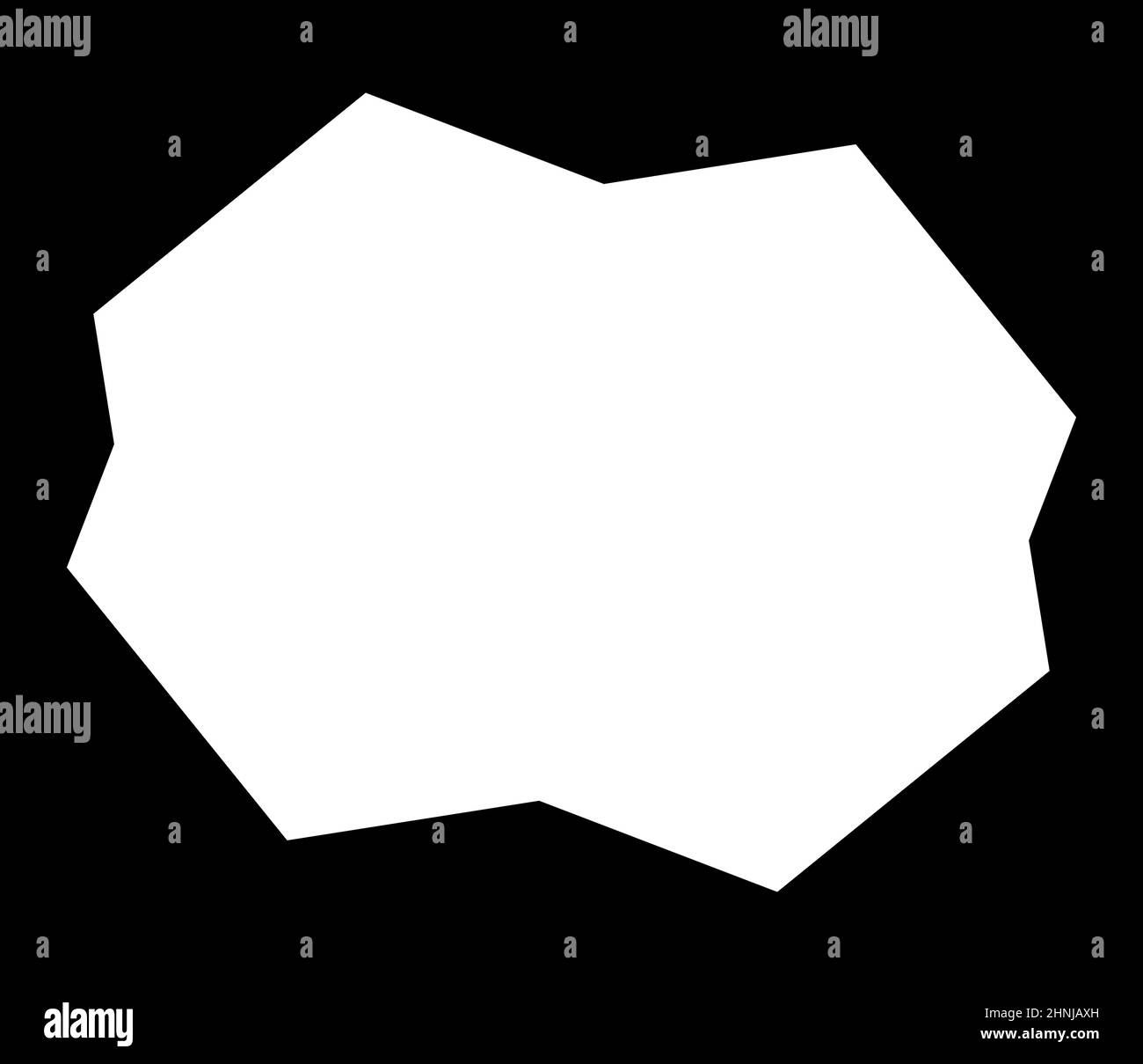 Simple abstract geometric form(s), shape(s). Random, angular vetor ...