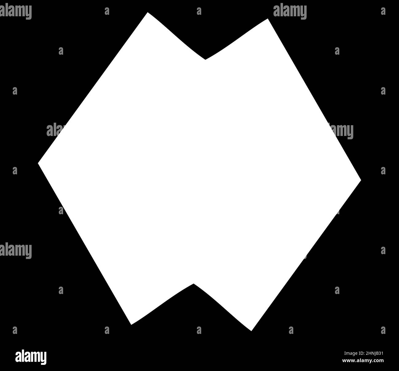 Simple abstract geometric form(s), shape(s). Random, angular vetor ...