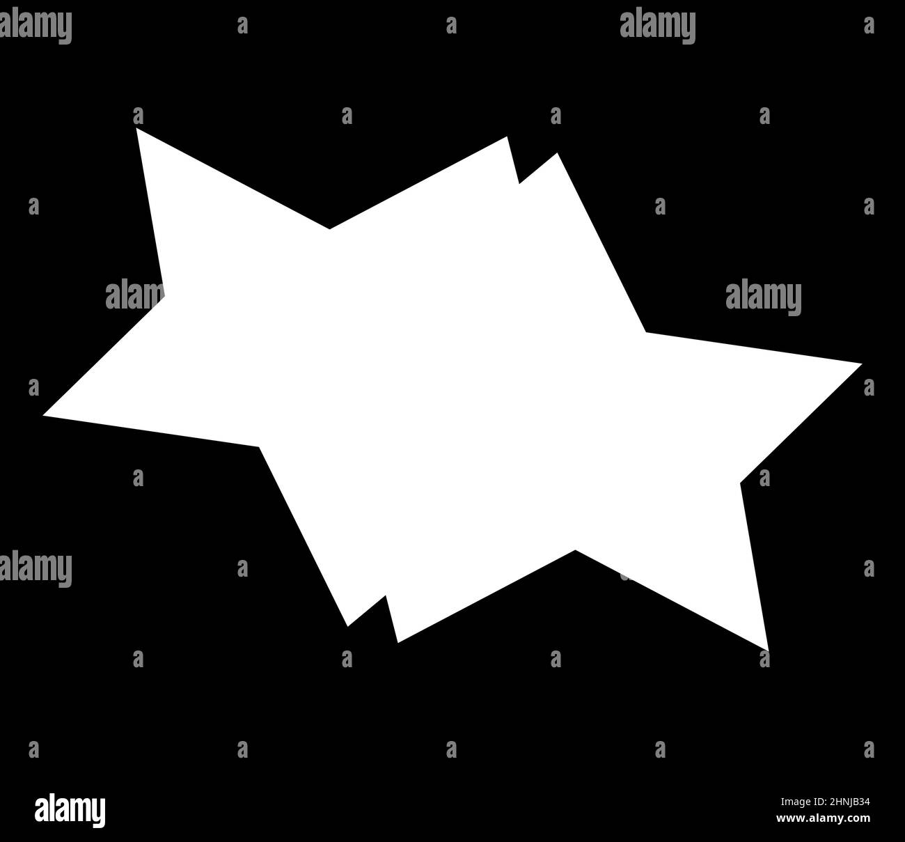 Simple abstract geometric form(s), shape(s). Random, angular vetor ...