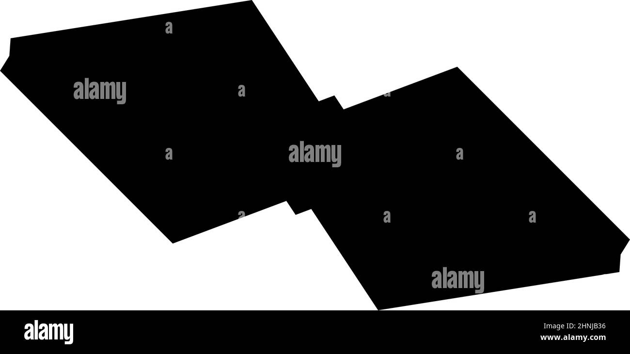 Simple abstract geometric form(s), shape(s). Random, angular vetor ...