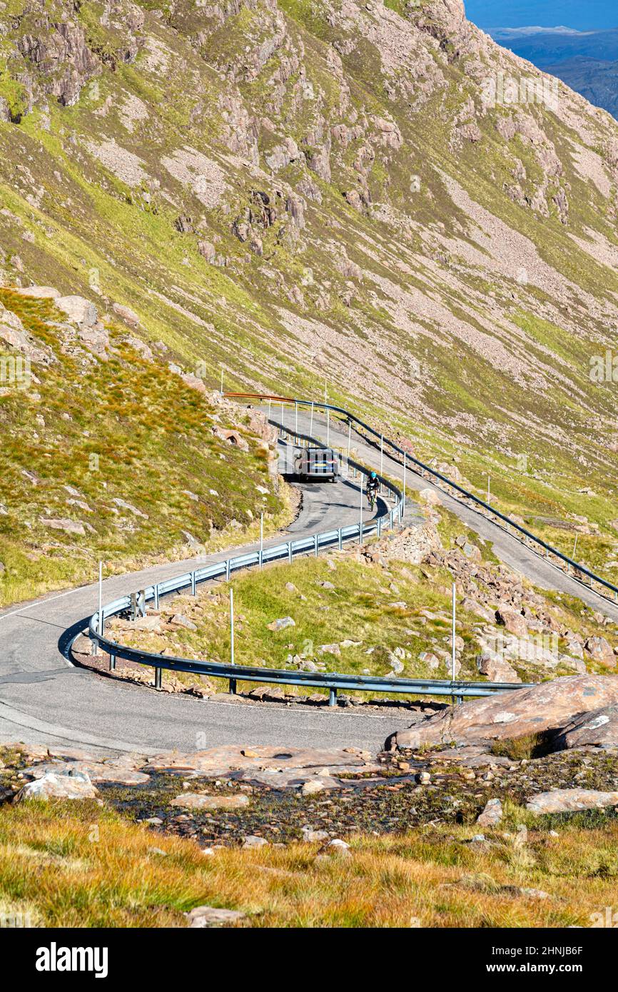 Scotlands most scenic and challenging mountain road hi-res stock ...