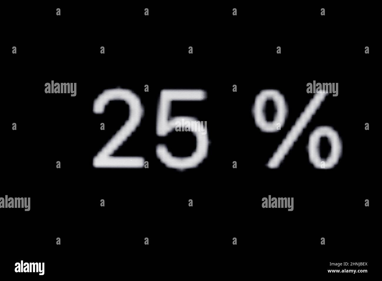 Pixel digit 25 hi-res stock photography and images - Alamy