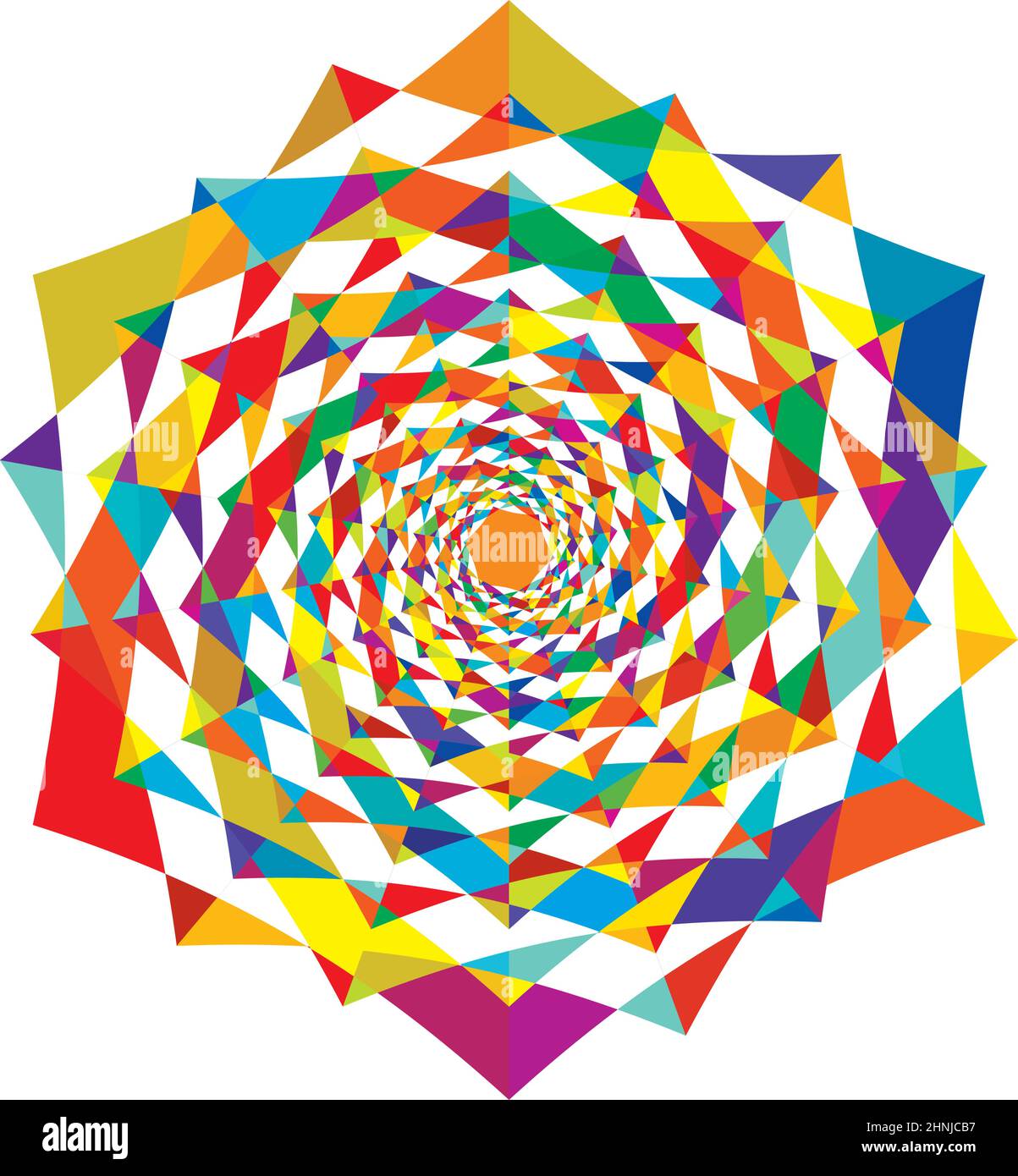 Geometric, abstract visual art shape, design element - stock vector ...