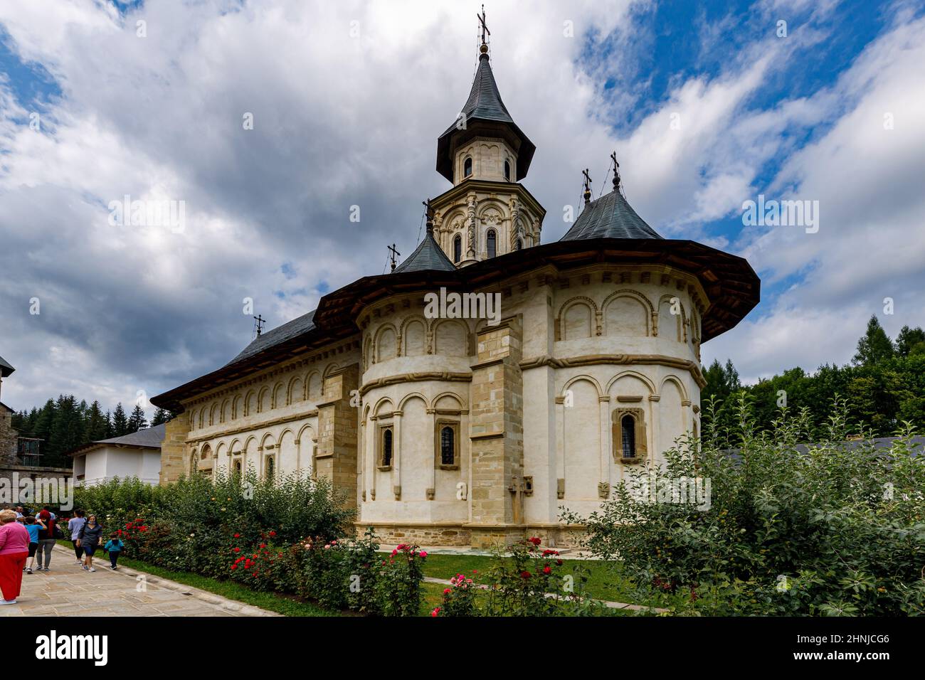 The monastery of Putna in the Bucovina of Romania Stock Photo - Alamy