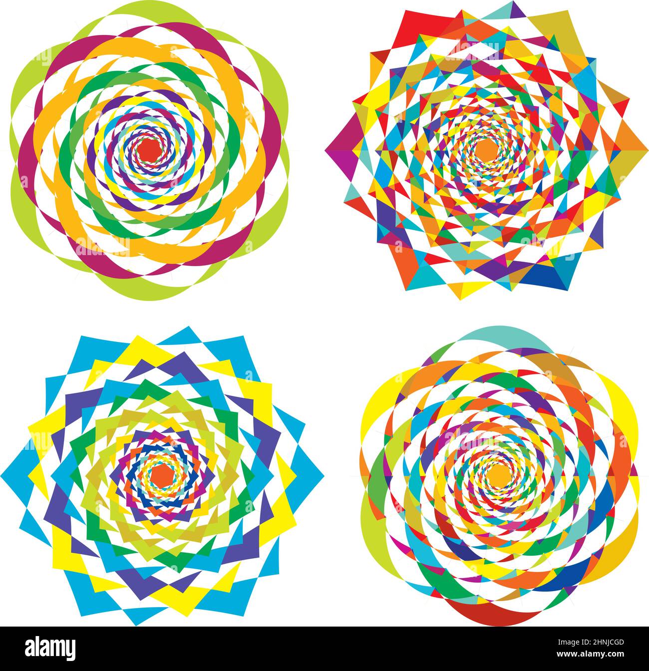 Geometric, abstract visual art shape, design element - stock vector ...