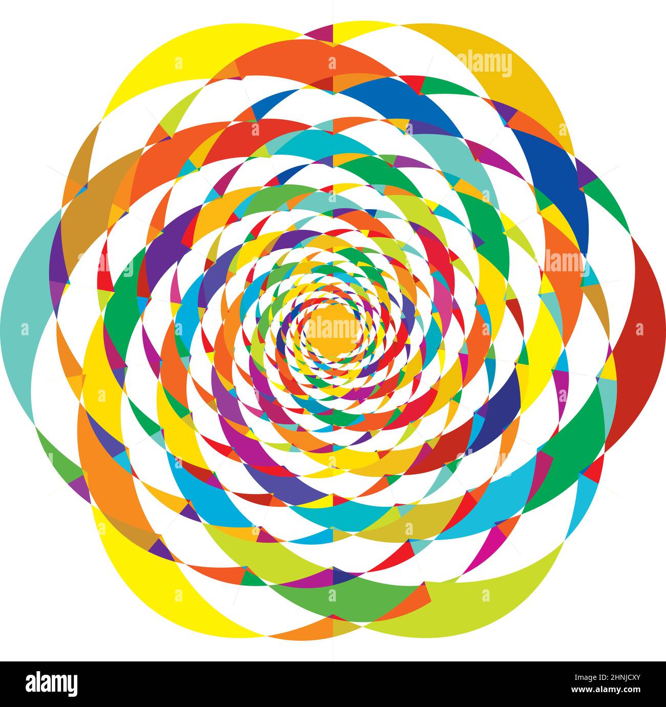Geometric, abstract visual art shape, design element - stock vector ...