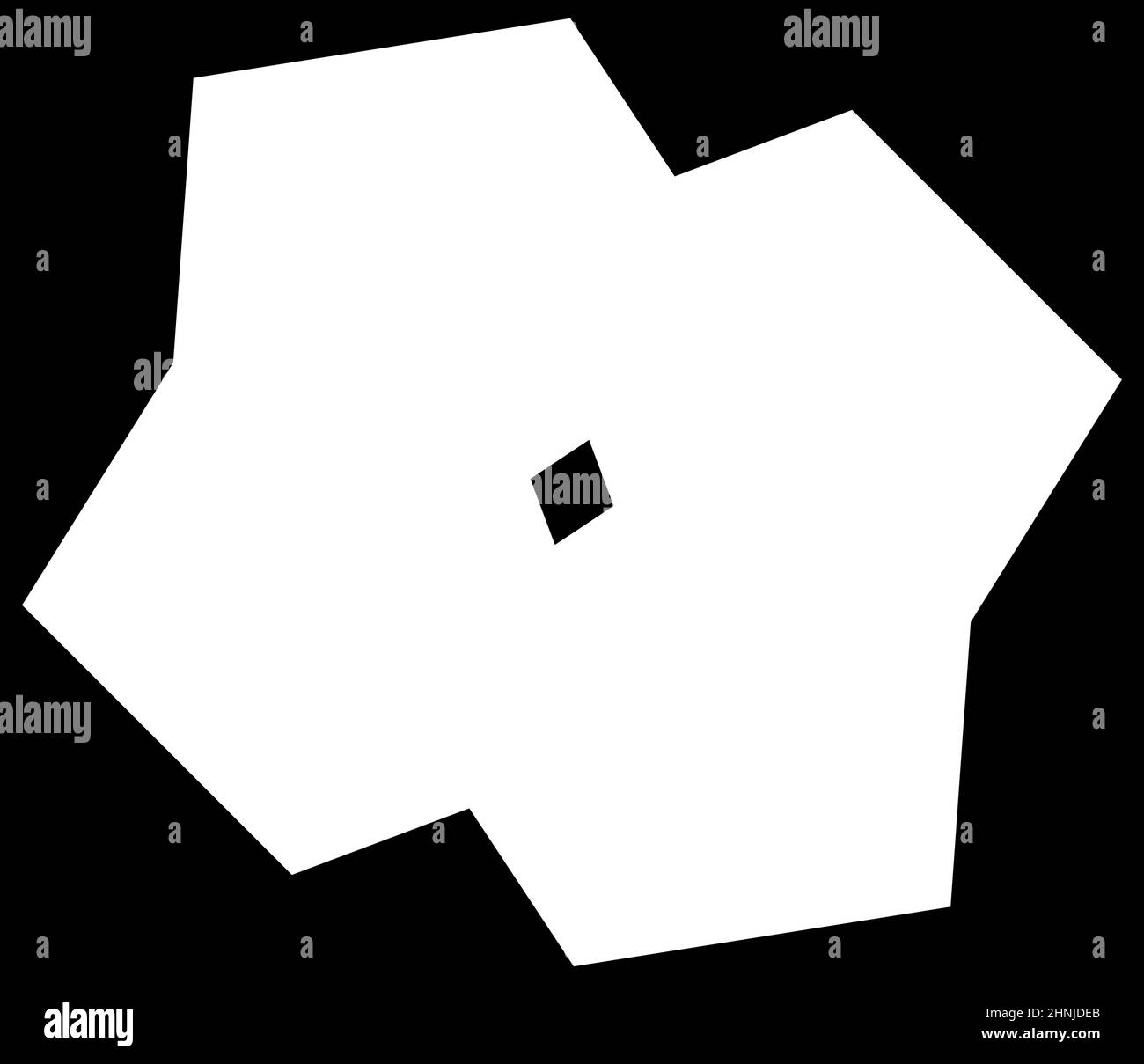 Simple abstract geometric form(s), shape(s). Random, angular vetor ...