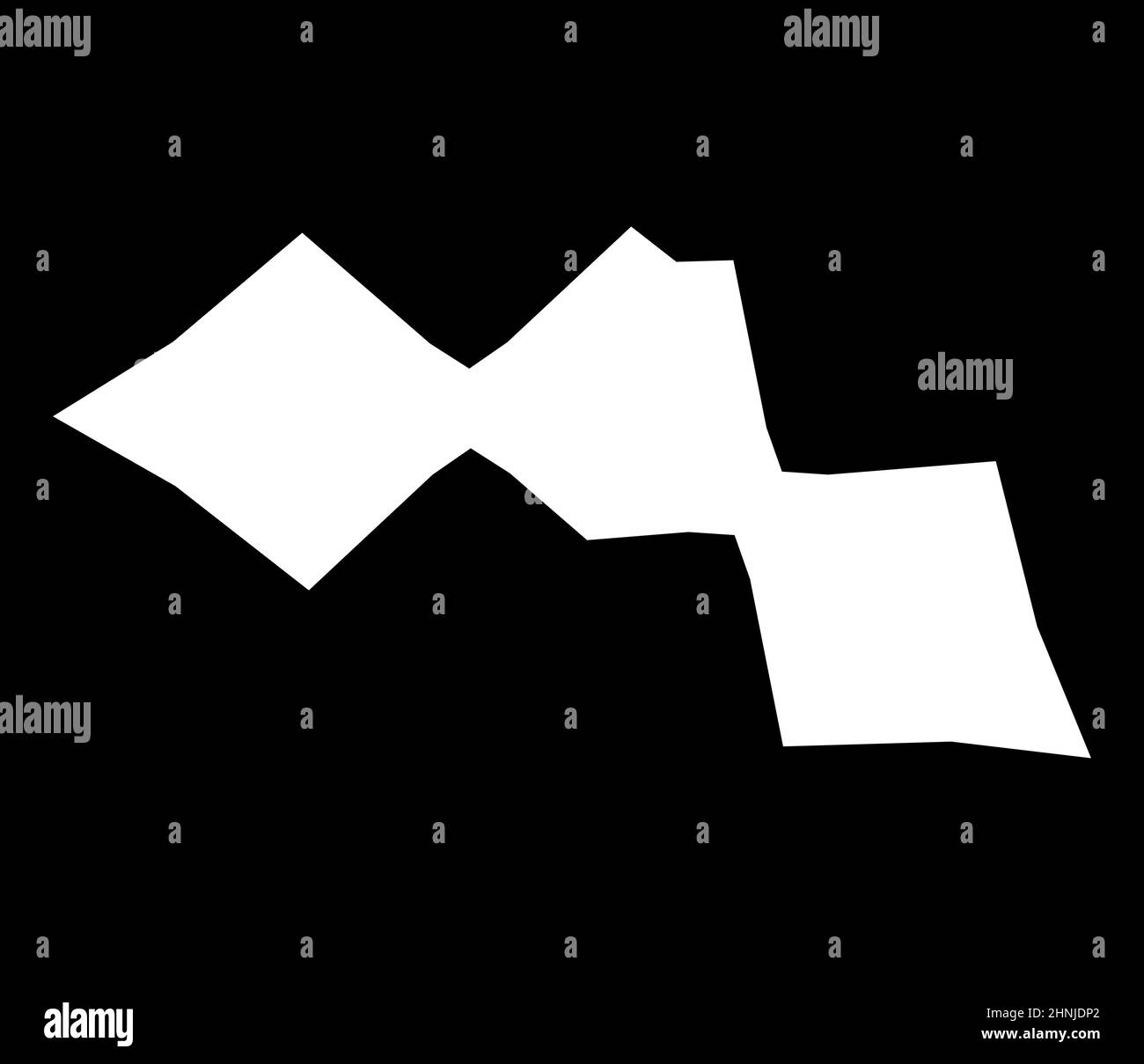 Simple abstract geometric form(s), shape(s). Random, angular vetor ...