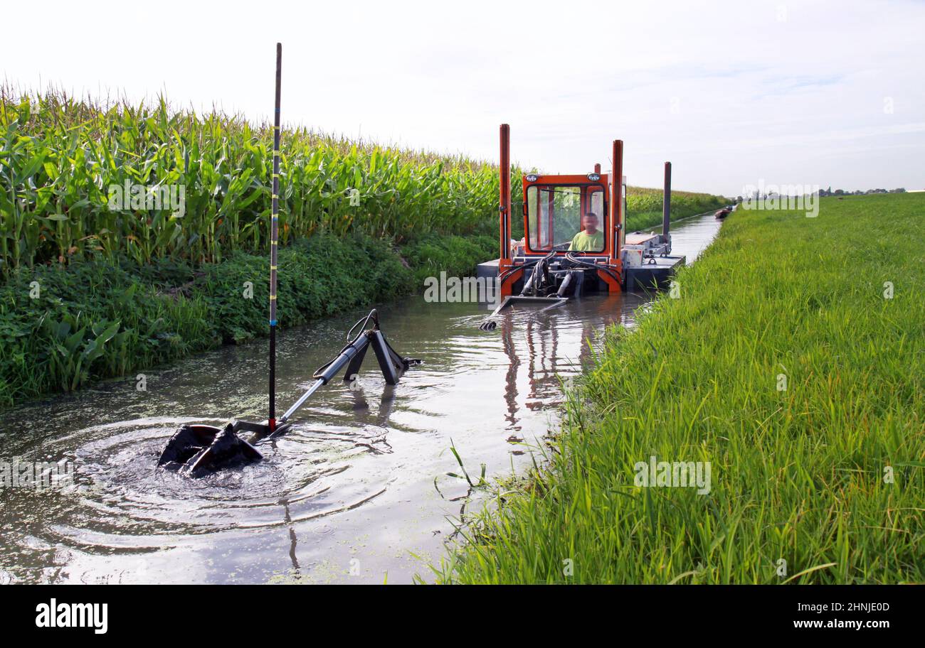 Dredging ditch hi-res stock photography and images - Alamy
